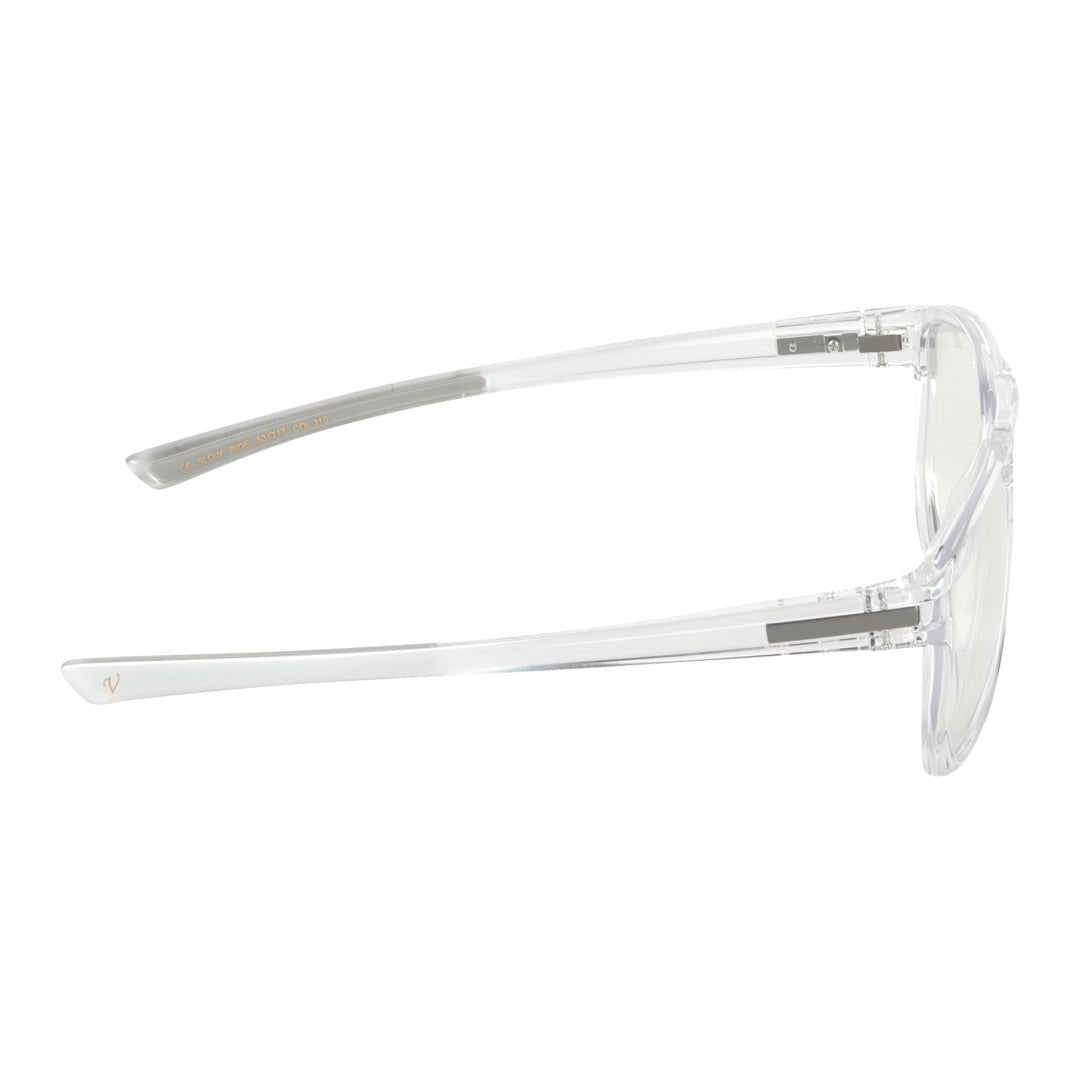 Vintage White Black Frame Poly Carbonate Clear Lens Full Rim | Premium ...
